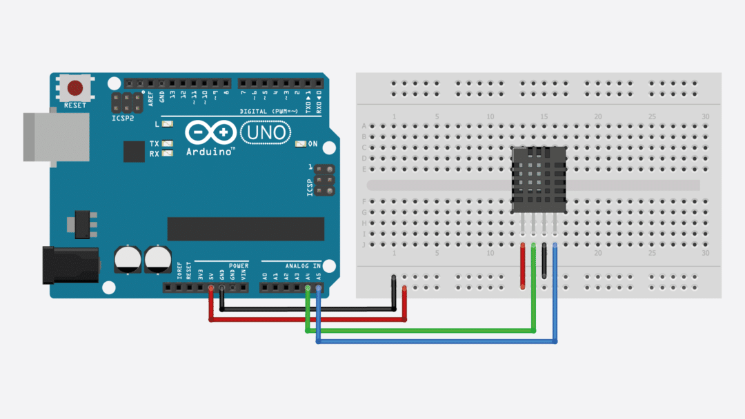 AM2320 I2C Temperature and Humidity Sensor Arduino Tutorial