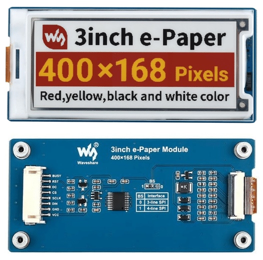 4-color E-paper display with ESP32