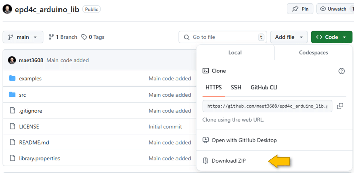 4-color E-paper display with ESP32